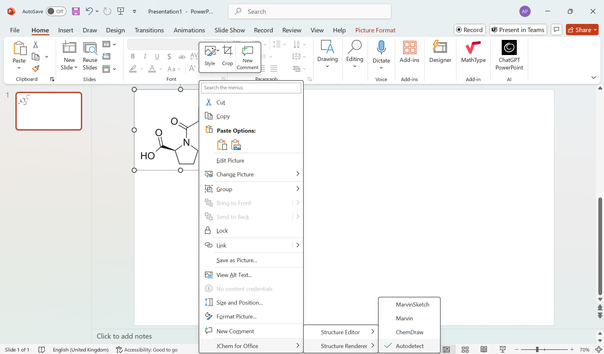 Marvin with JChem for Office Lite | Chemaxon Docs
