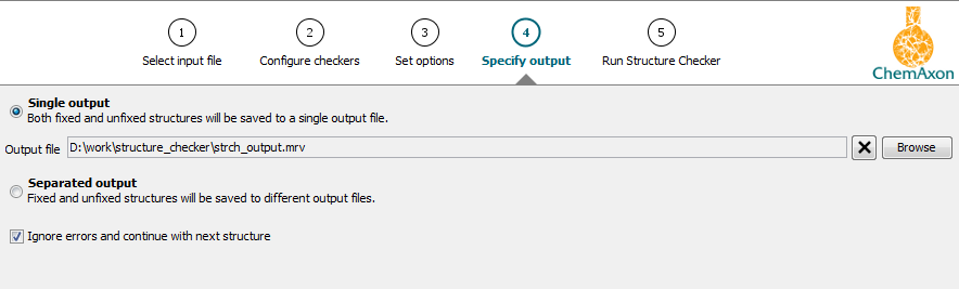 Structure Checker Application | Chemaxon Docs